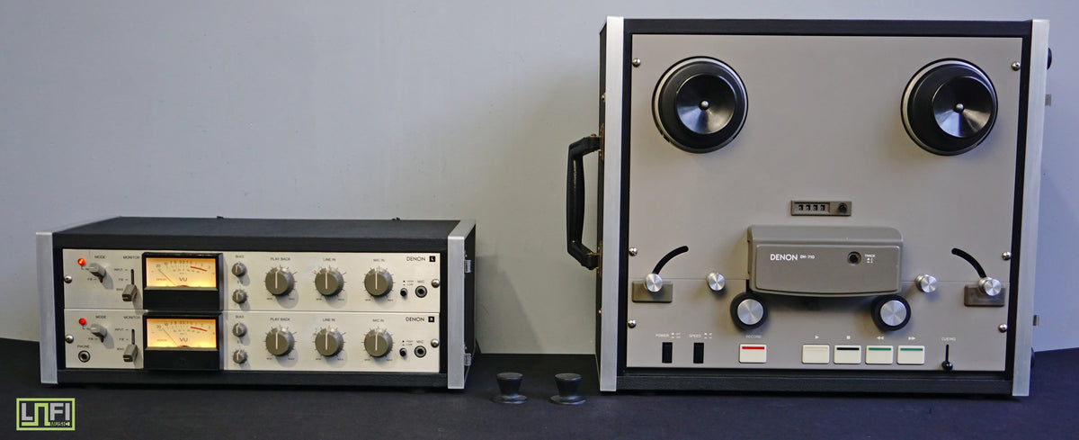 Denon DH-710S 70's 1/4 Inch Rare Reel - Reel Tape Recorder - 100V – LOFI Music