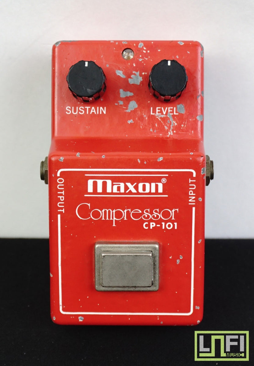 MAXON CP-101 Compressor 1980s CA3080 Caramel Switch Guitar Effects Ped ...