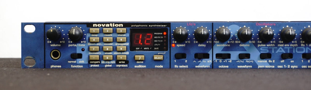 Novation A Station Virtual Analogue Polyphonic 1U Rack Mount Synthesis ...