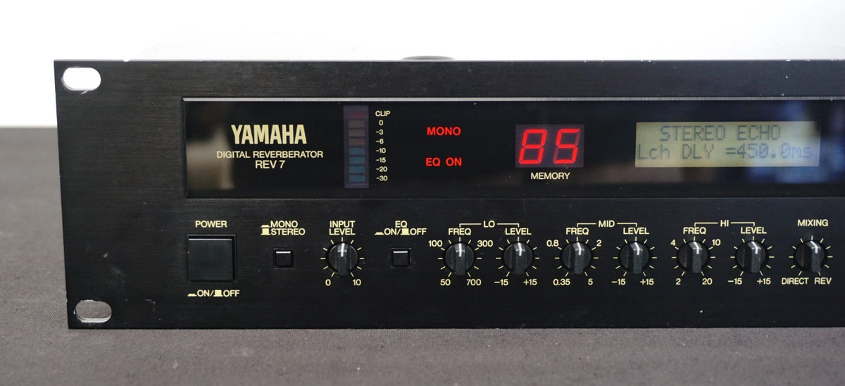 Yamaha Rev-7 Vintage Programable Stereo 80's Digital Reverberator - 10 ...