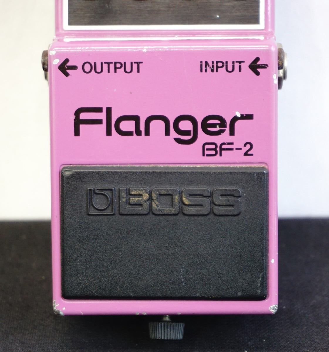 Boss BF-2 Flanger - 1981 Vintage Purple Guitar Effects Pedal Black Lab ...