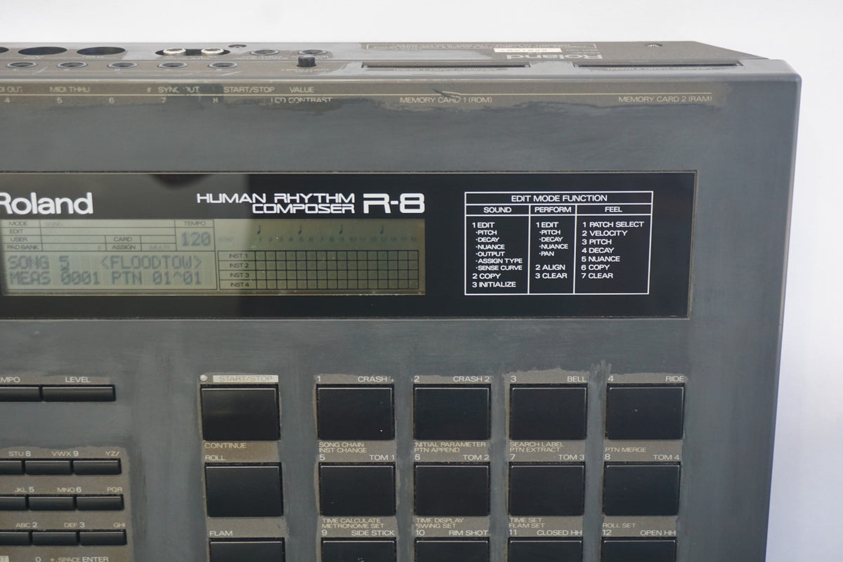 Roland R-8 Human Rhythm Composer Vintage 80s Drum Machine W/ PSU ...