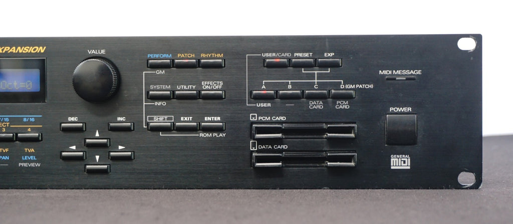 Roland JV-1080 Synthesiser Expandable Rack Mount MIDI Sound Module - 1 ...