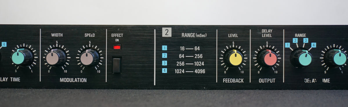 Maxon Digital Dual Delay DD1000 80's Vintage 1U Rack Effects – LOFI Music