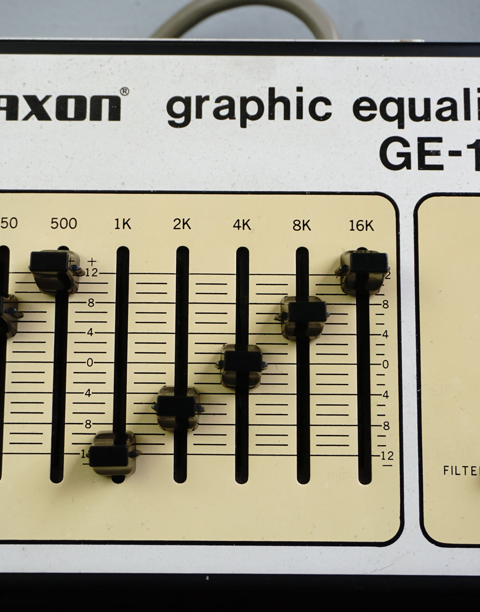 Maxon GE-100 Vintage Graphic Equalizer - 100V – LOFI Music