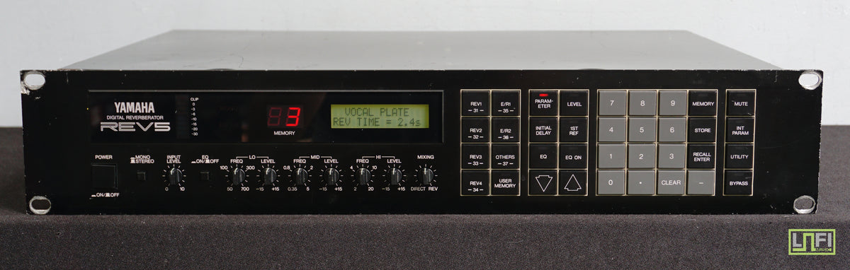 Yamaha Rev-5 Vintage Programable Stereo 80's Digital Reverberator - 10 ...