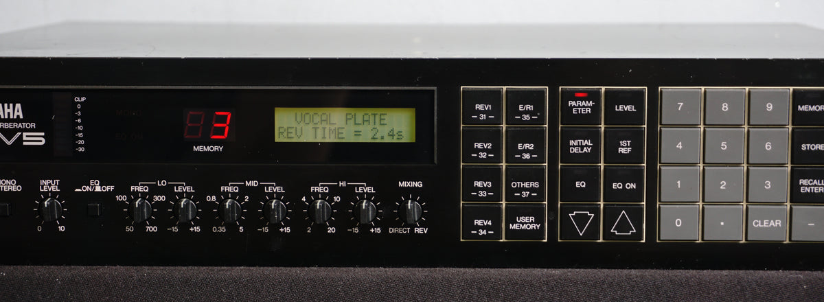 Yamaha Rev-5 Vintage Programable Stereo 80's Digital Reverberator - 10 ...