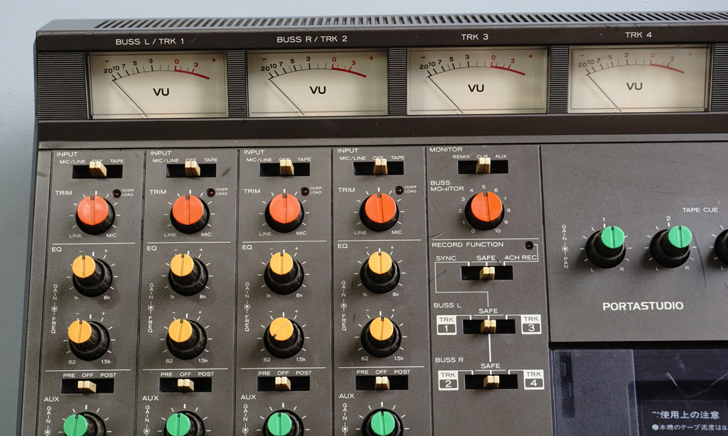 Teac Tascam Portastudio 244 80s 4 Track Multitrack Cassette Tape Recor ...