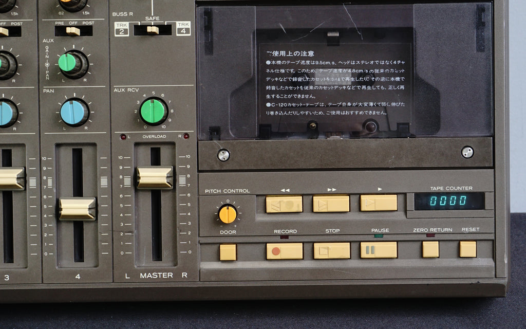 Teac Tascam Portastudio 244 80s 4 Track Multitrack Cassette Tape Recor ...