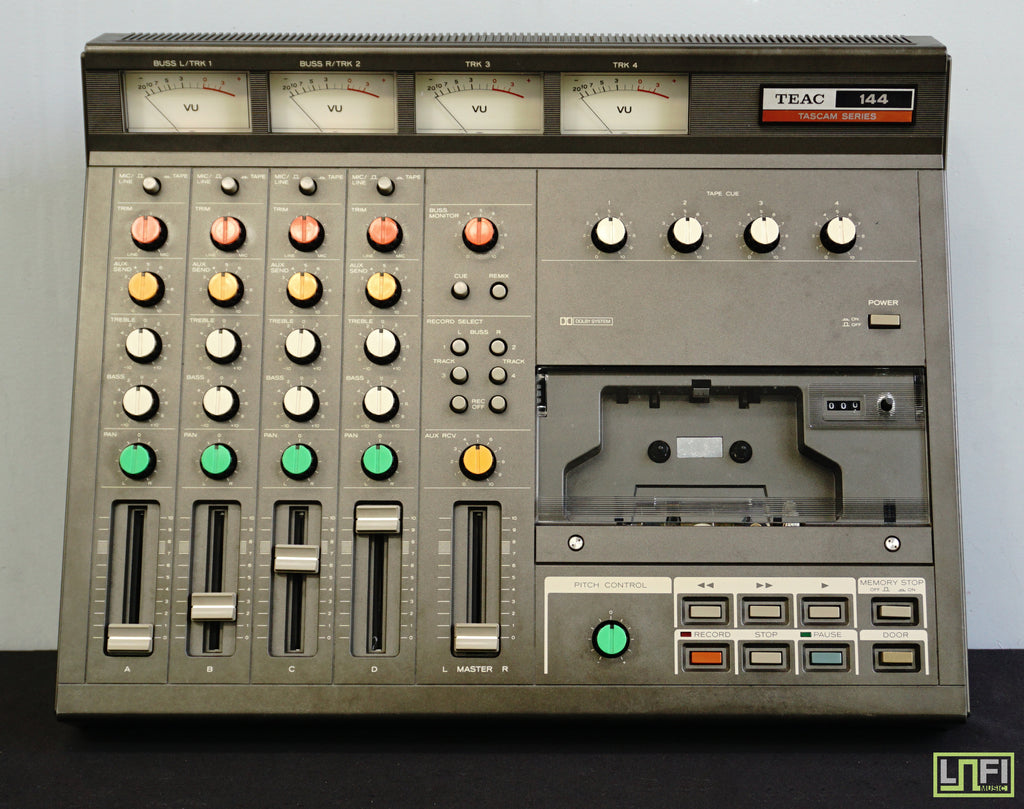 Teac Tascam 144 Vintage 4 Track Multitrack Cassette Tape Recorder 1979 ...