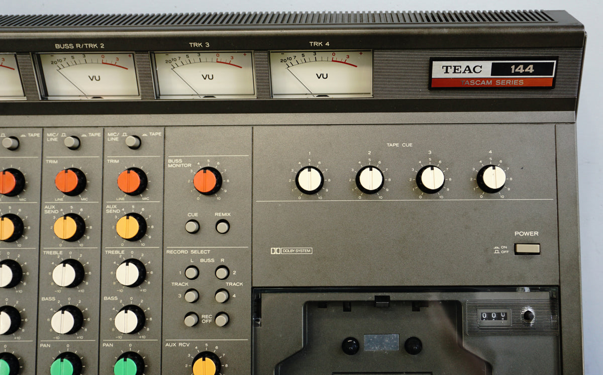 Teac Tascam 144 Vintage 4 Track Multitrack Cassette Tape Recorder 1979 ...