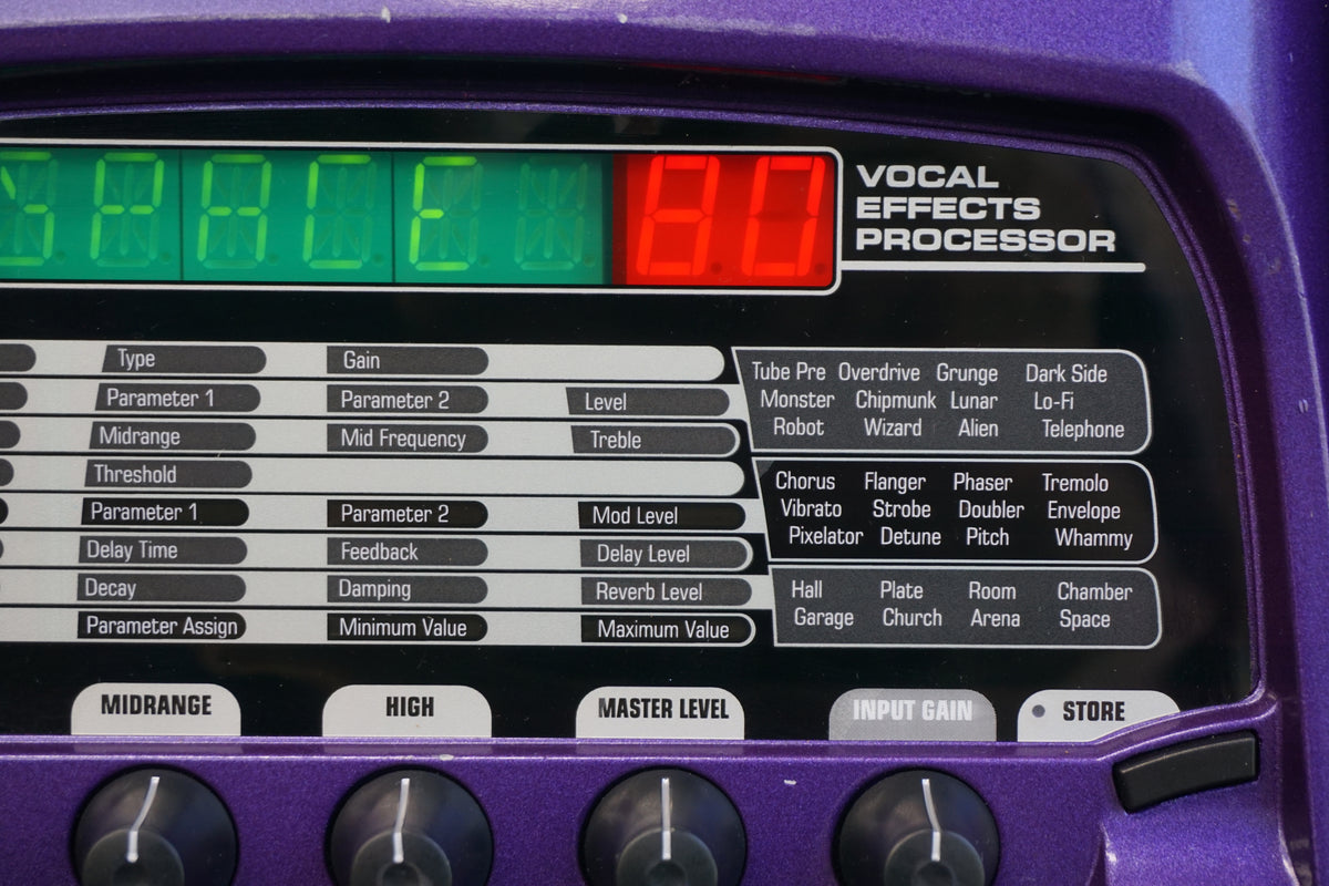Digitech Vocal 300 - Vocal Effects Processor Pedal / Floor Board – LOFI ...