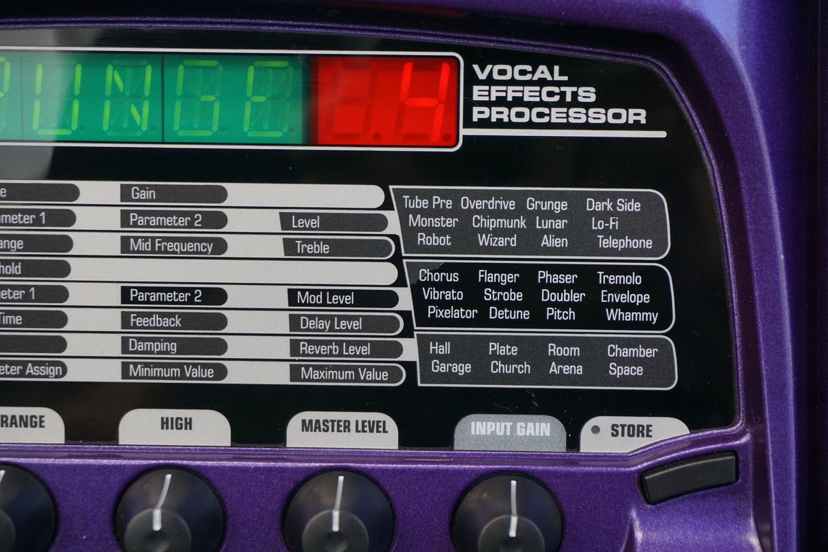 Digitech Vocal 300 - Vocal Effects Processor Pedal / Floor Board – LOFI ...