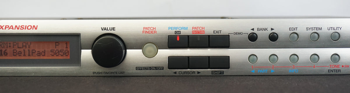 Roland XV-5050 Synthesiser Sound Module 1U Rack Mount Synth w/ MIDI 10 ...