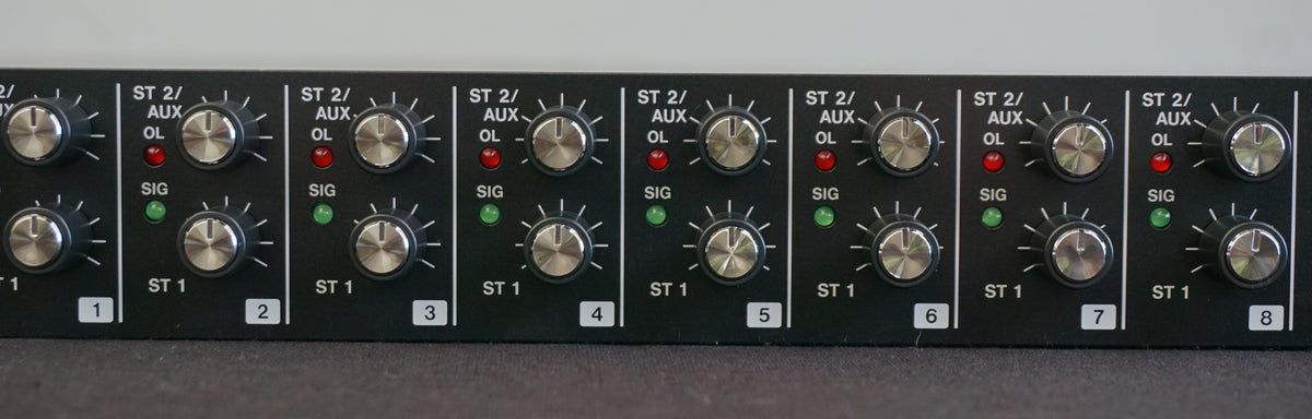 Tascam LM-8ST 8 Stereo Channel Line Mixer - 1U Rack Mount – LOFI Music