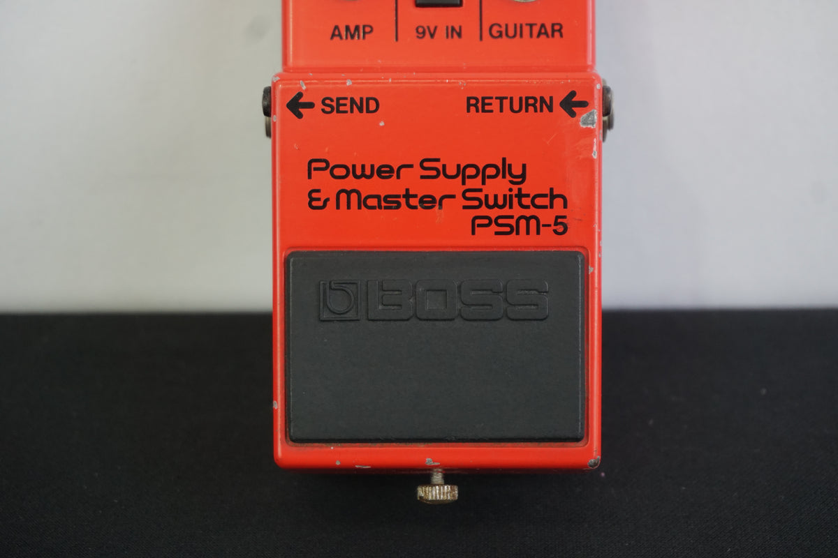 Boss PSM-5 Power Supply & Master Switch For Guitar Pedal Chains - 1982 ...