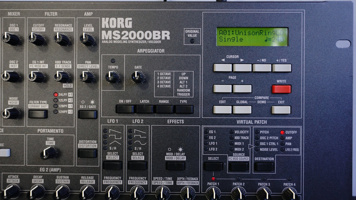Korg MS2000BR Rack Mount Analogue Modeling Synthesiser / Vocoder – LOFI Music