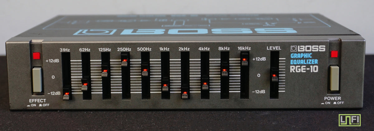 Boss RGE-10 Graphic Equaliser - 80's Vintage Half Micro Rack Signal Pr ...