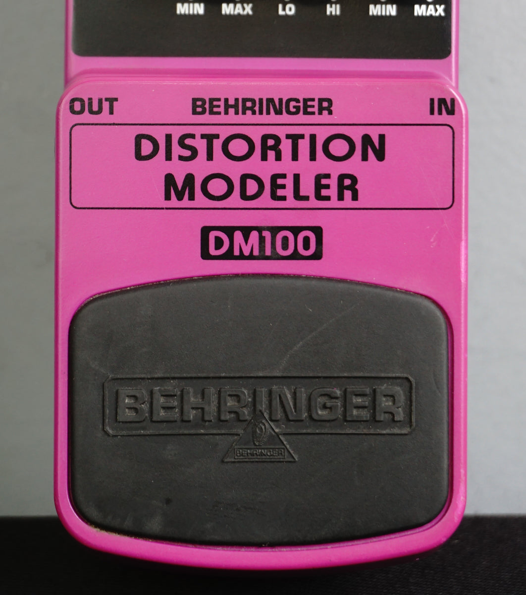 Behringer DM100 Distortion Modeler Fuchsia Electric Guitar Effects Ped ...