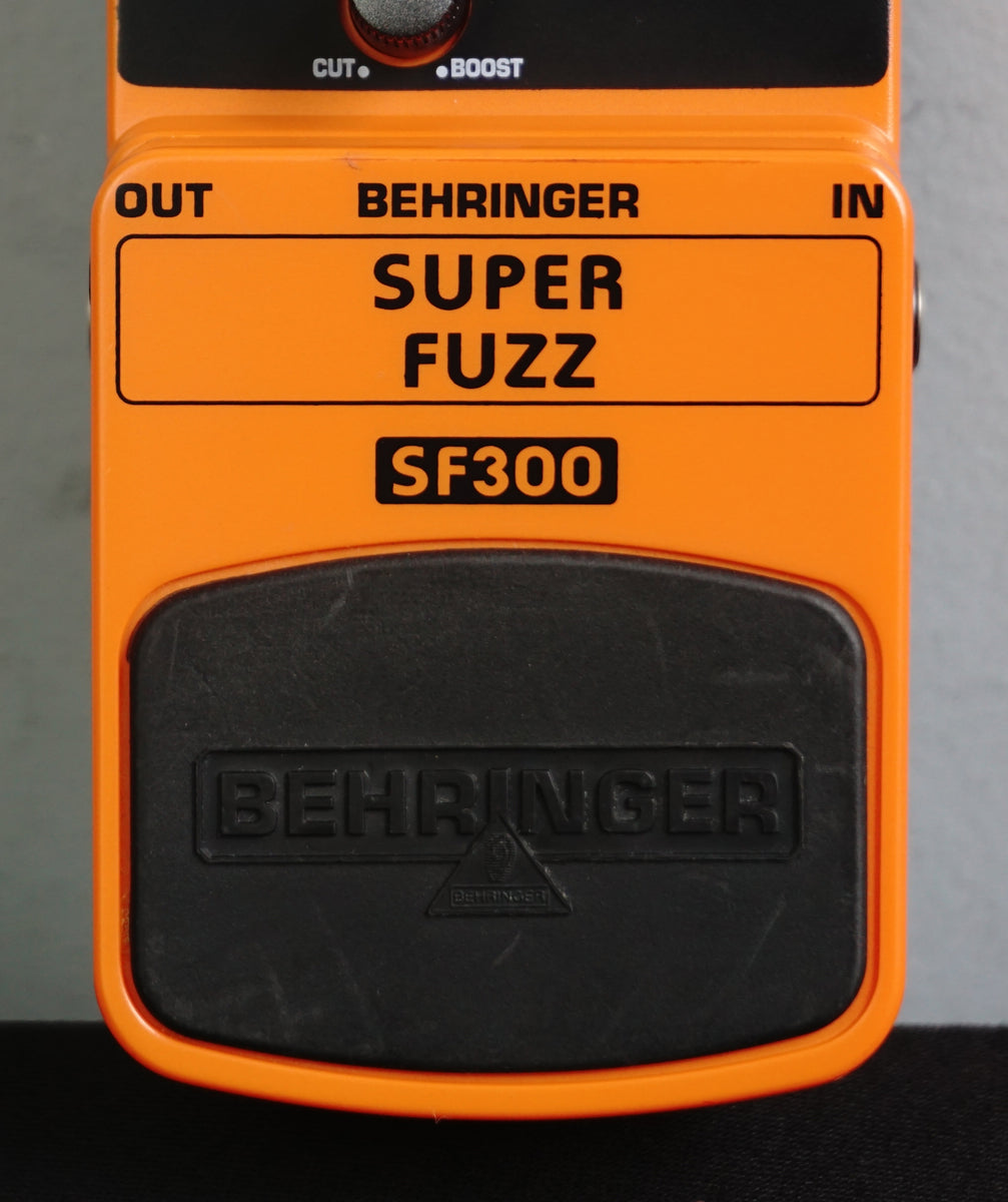 Behringer Super Fuzz SF300 Peach Orange Electric Guitar Effects Pedal ...