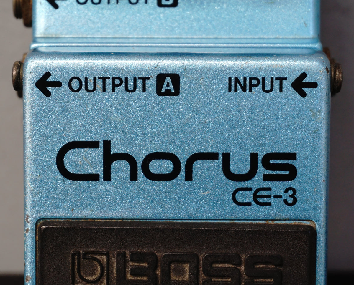 Boss CE-3 1986 Vintage Stereo Chorus Guitar Effect Pedal - MIJ Green L ...