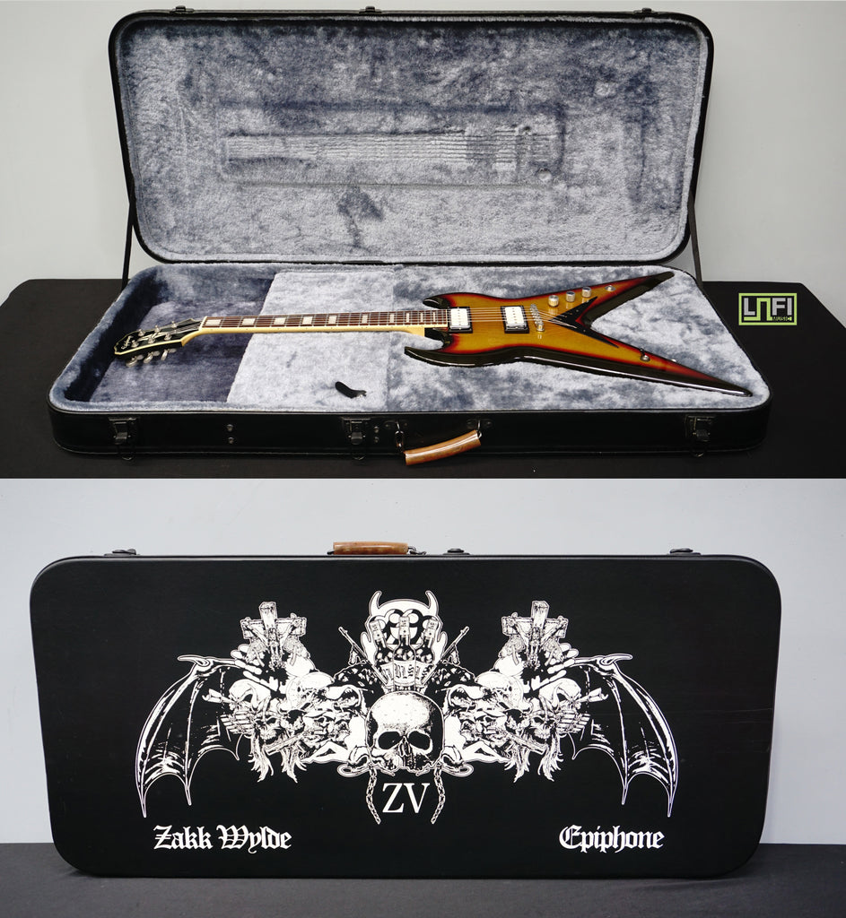 Epiphone Zakk Wylde Custom ZV 2009 Flying V Electric Guitar W/ Genuine ...