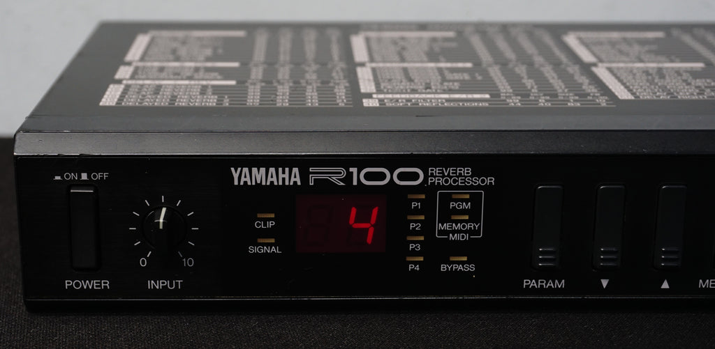 Yamaha R100 80's digital Reverb Processor 1/2 U Module – LOFI Music